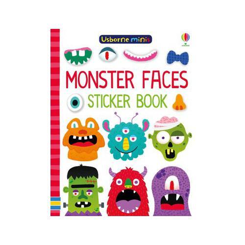 Usborne - Mini Books Monster Faces Sticker Book 9781474960311 | eBay