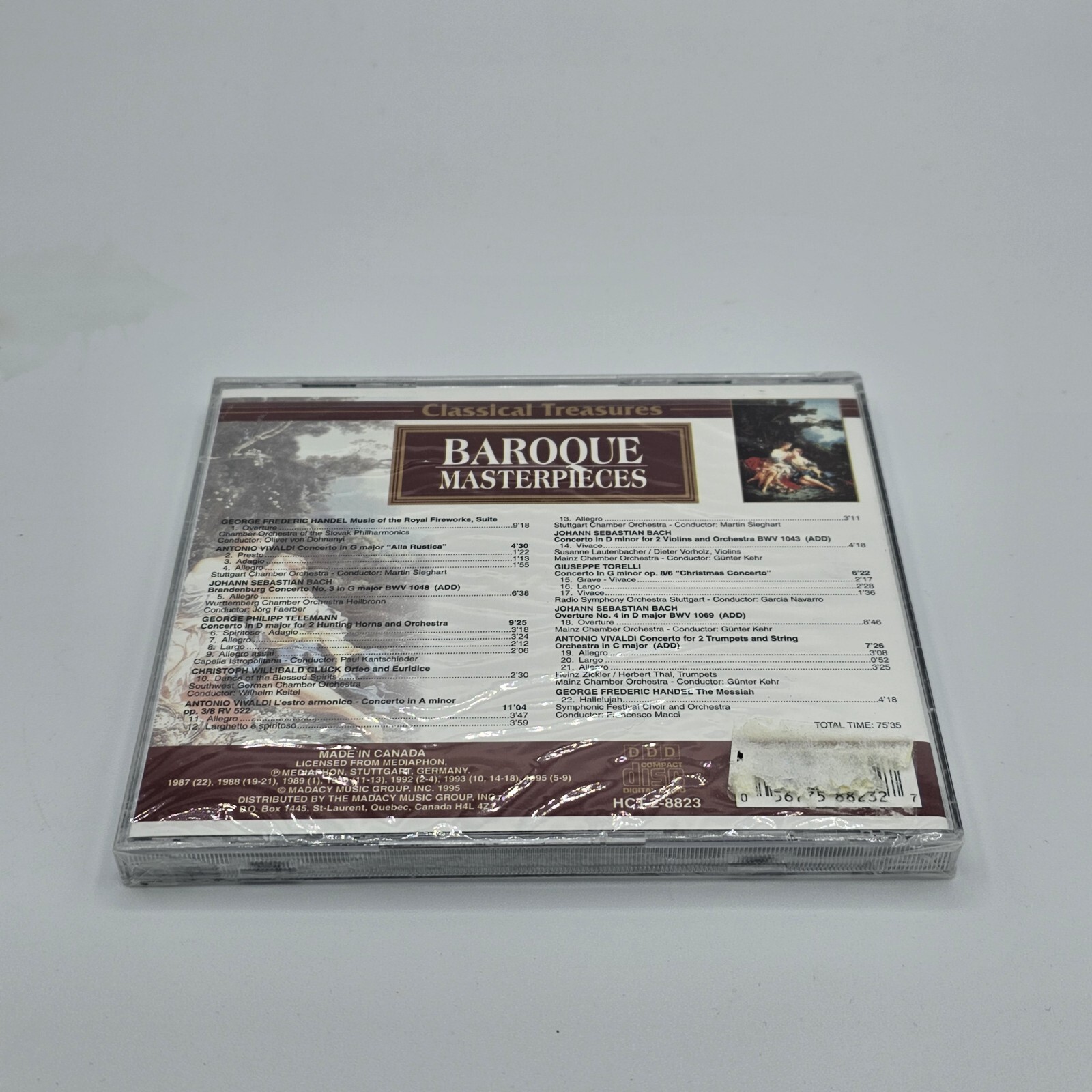 Baroque Masterpieces (CD, Oct-1997, Madacy) for sale online | eBay