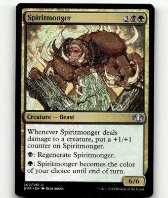 MTG Spiritmonger Regular Dominaria Remastered Uncommon | eBay