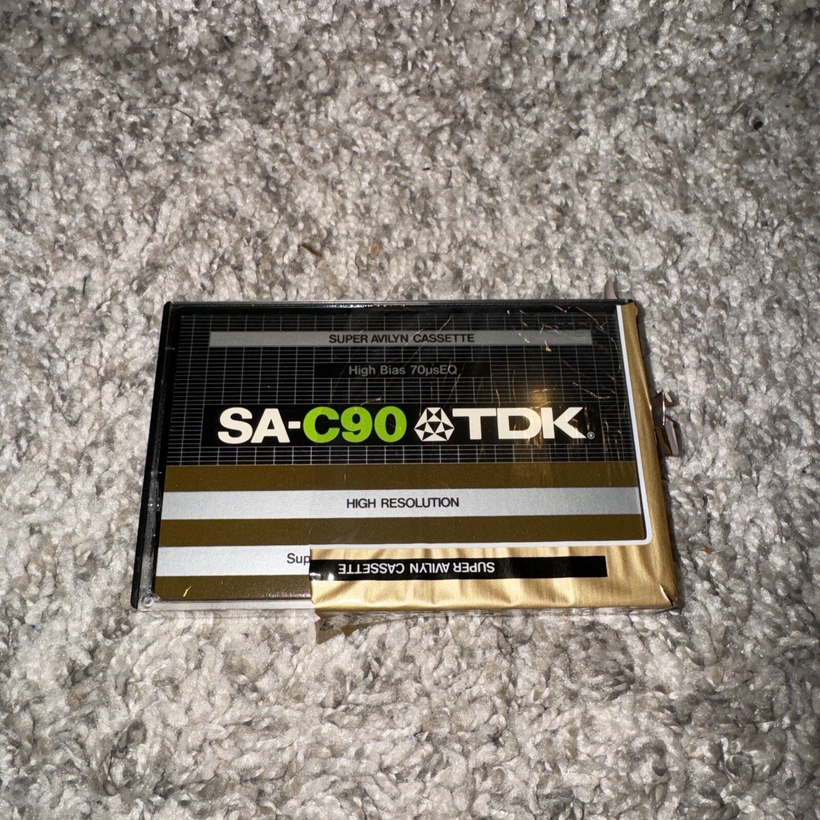 TDK SA C90 Blank Audio Cassette Tape New Seal Opened But Cassette ...