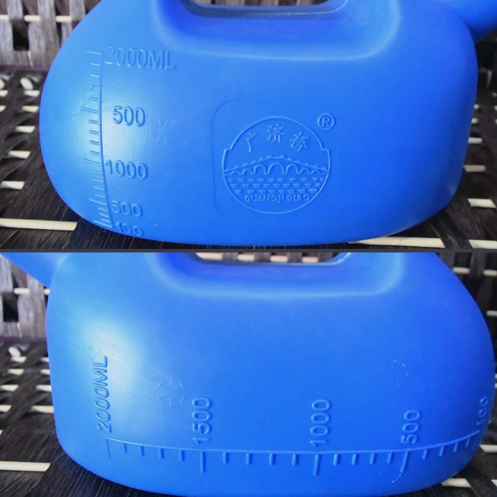Men's 2000ML Portable Potty Pee Bottle Male Urinal Collector for Hospital Cam... | eBay