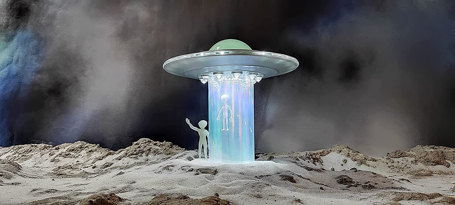 Alien UFO Table Touch Lamp, Alien Abduction, Cool Unique Holographic ...