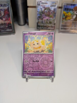 Pokemon Paldean Fates 038/091 Fidough Cosmos/Reverse Holo Costco ...