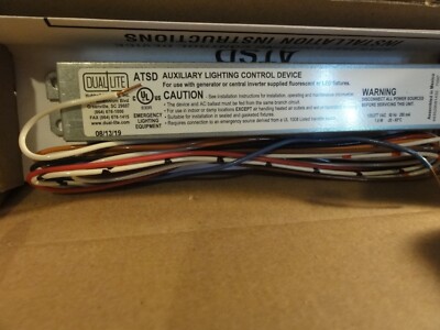 NEW Hubbell Dual Lite ATSD Emergency lighting Ballast Control Device ...