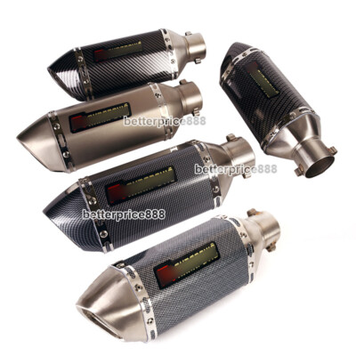 Universal Motorcycle ATV Bike Exhaust Pipe Muffler With DB Killer Tail ...