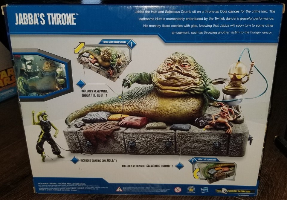 star wars Walmart Jabba The Hutt 2010 Action Figure Set & Lot of ...
