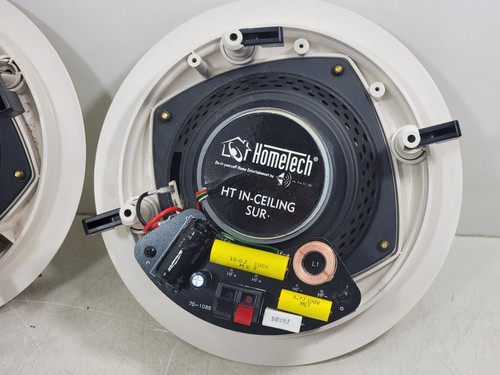 Pair of Hometech HT In-Ceiling SUR Home Theater Speakers - Rare! Nice ...