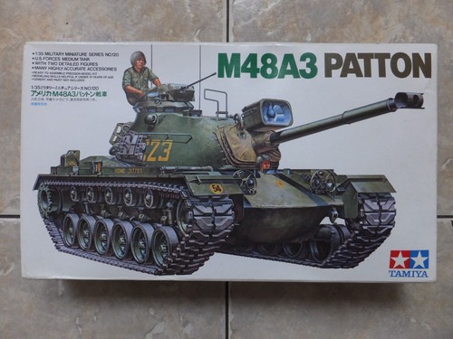 TAMIYA 35120 U.S. M48A3 Patton Tank 1:35 Military Model Kit. Brand New ...