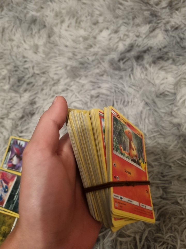 Big Stack of Pokémon Cards with 8 Reverse Holos | eBay UK