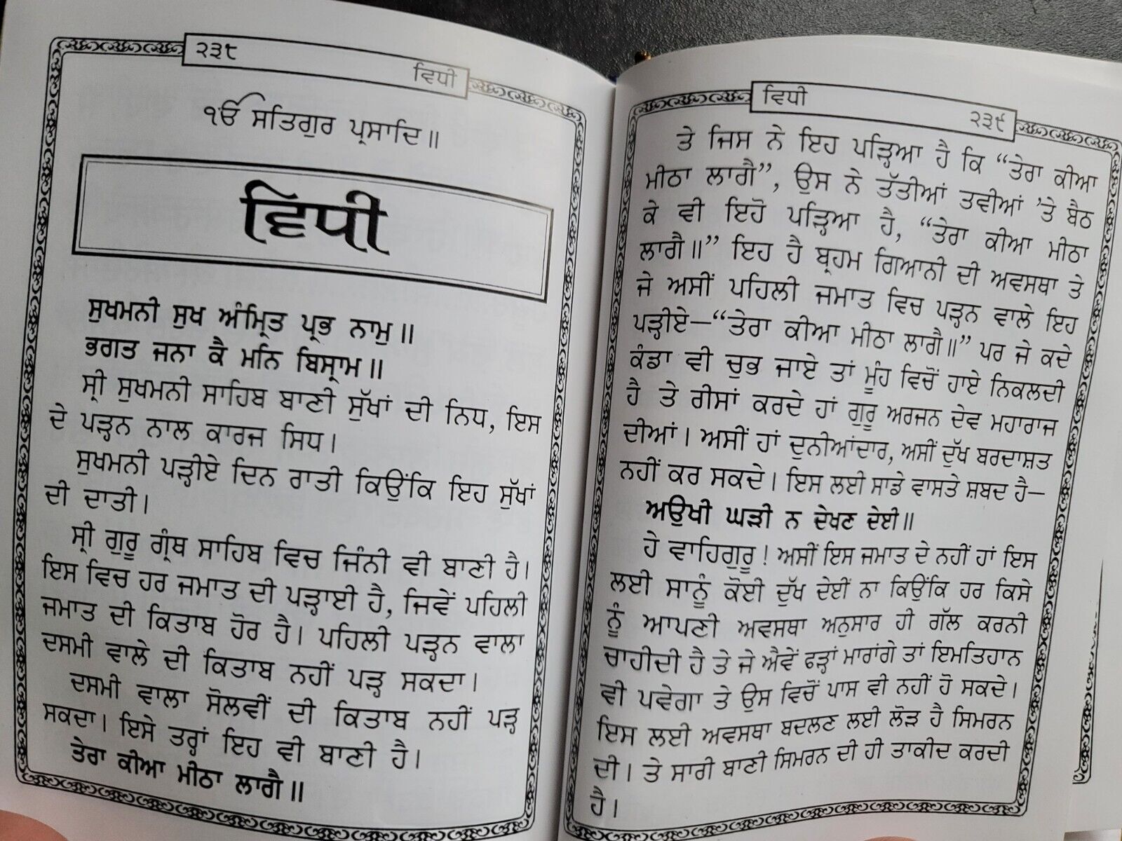 Sikh Sukhmani Sahib Ji Bani Sukhmanee Panjabi Gutka Punjabi Gurmukhi ...