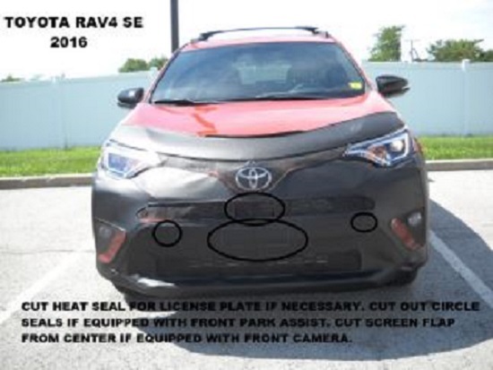 Lebra Custom Front End Cover Bra Mask Fits 2016 Toyota RAV4 SE 16 | eBay
