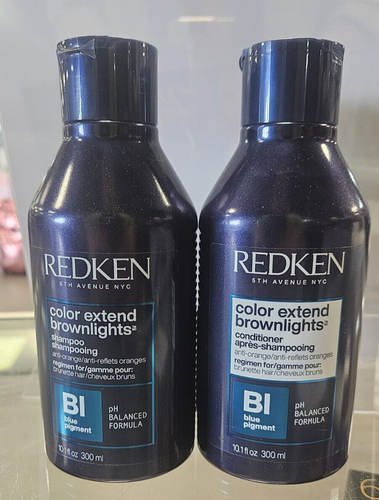 REDKEN Color Extend Brownlights Shampoo & Conditioner 10.1 oz Duo Pack ...