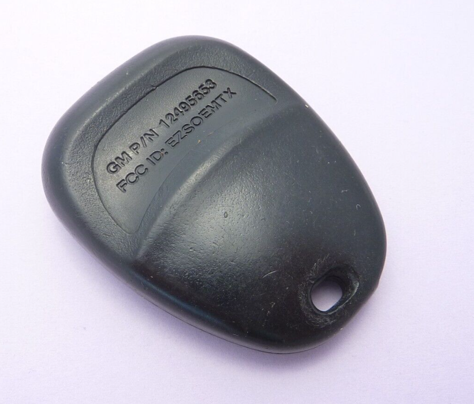 Original OEM GM 12495653, EZSOEMTX keyless entry remote fob transmitter ...