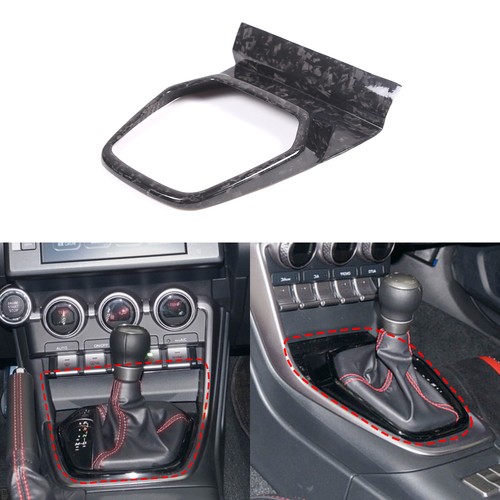 Forged Carbon Fiber Center Gear Panel Cover Trim For Toyota 86 Subaru ...