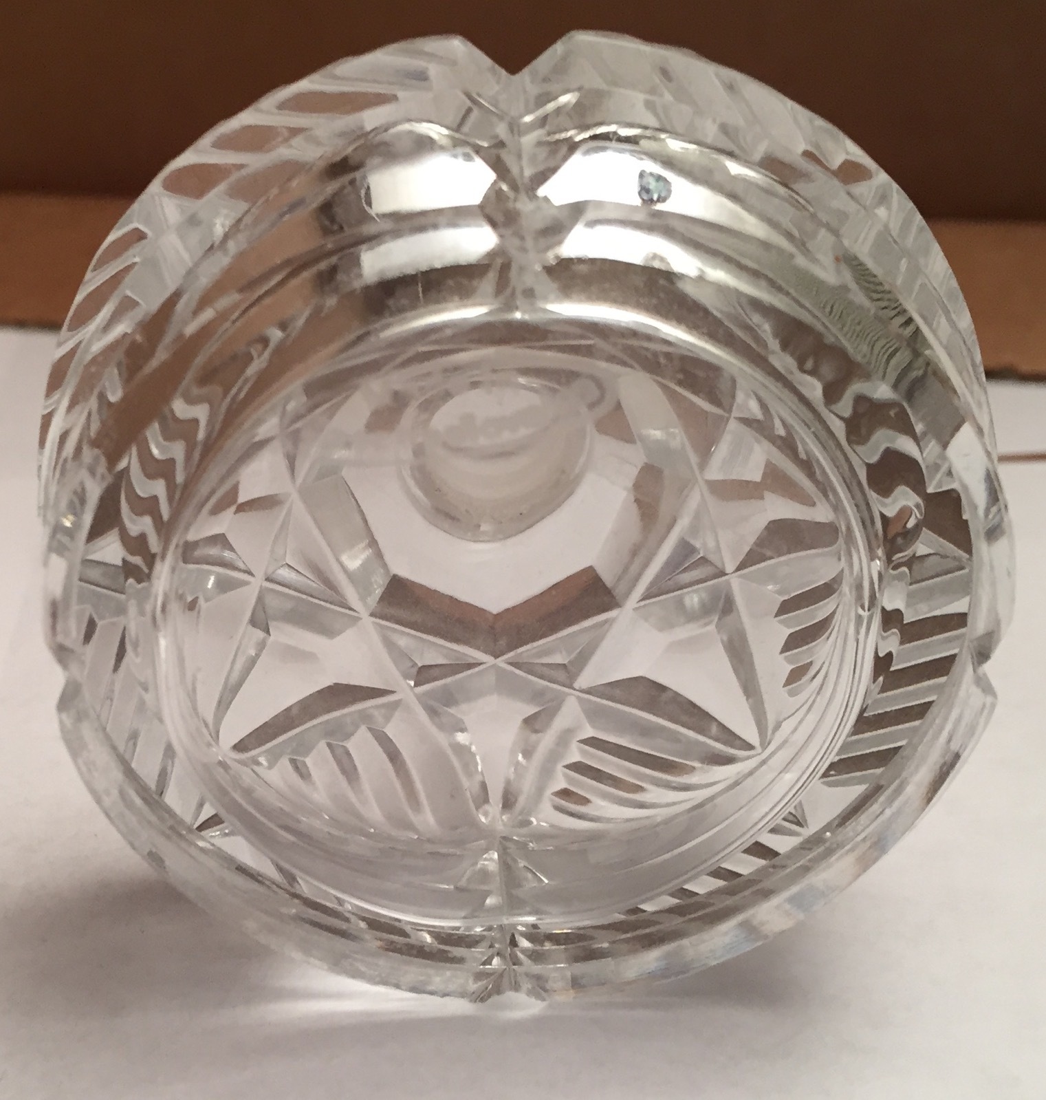 Vintage Exquisite Drum Style Crystal Czechoslovakian Perfume Bottle. | eBay