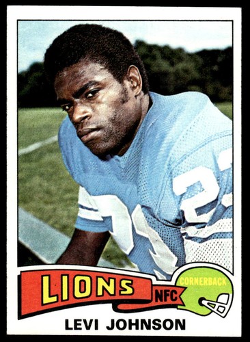 1975 Topps Levi Johnson #119 Detroit Lions K1 | eBay