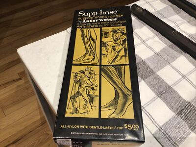 Vintage Supp-Hose Support Socks for Men by Interwoven | eBay