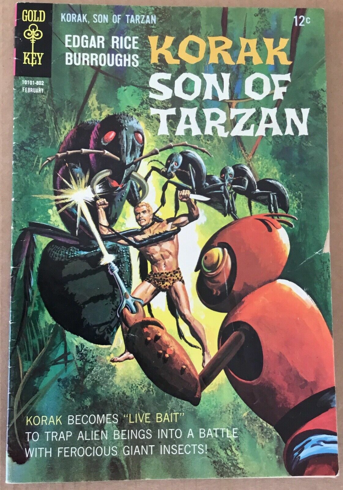 Korak Son of Tarzan #21 comic book Gold Key 1968 George Wilson Russ ...