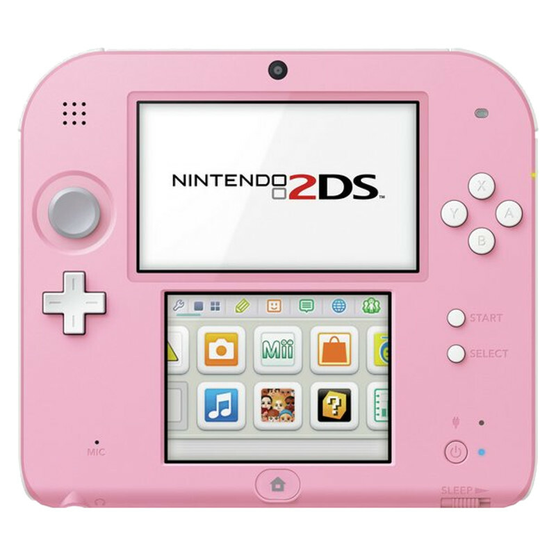 Nintendo 2DS - Pink & White Handheld Gaming System - Good Condition | eBay