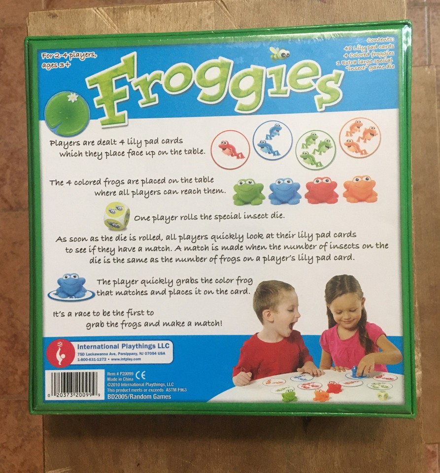 New Froggies Memory Board Game 3+ 2010 | eBay