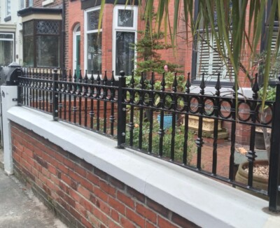 Wrought Iron Railings Fencing Victorian Buckingham Gate Steel Bespoke ...
