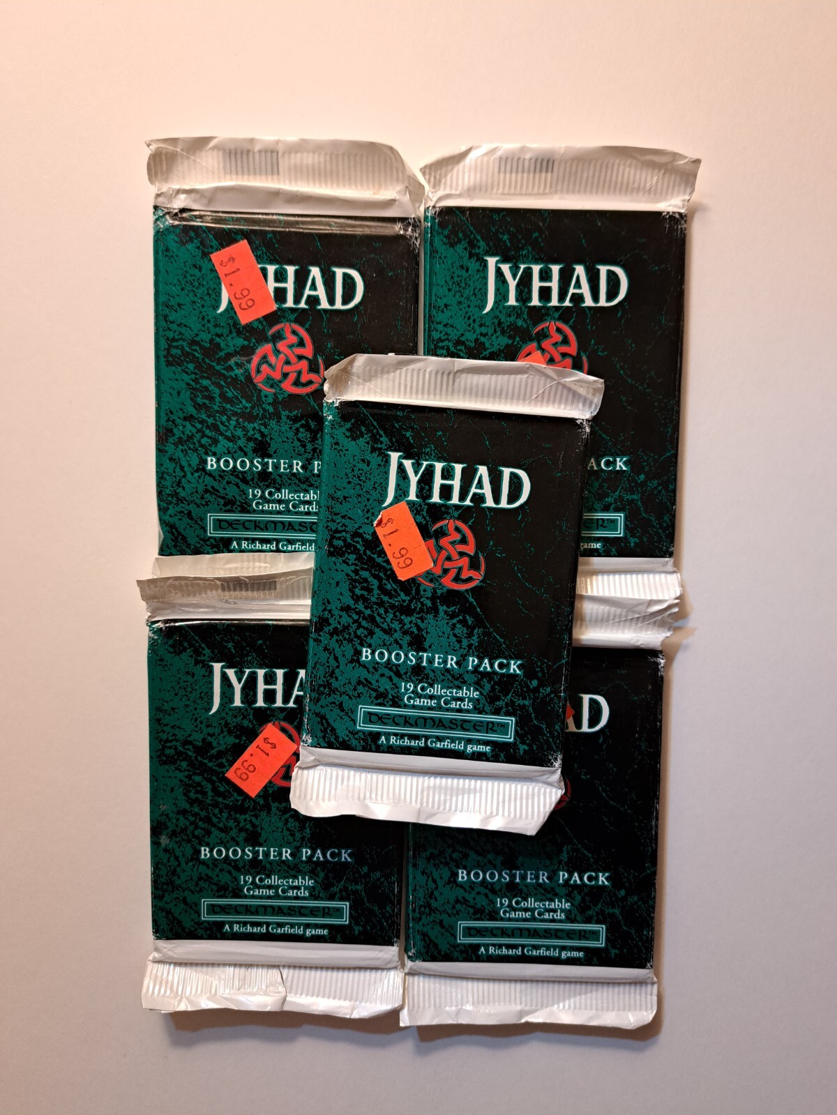 Jyhad/Vampire unopened booster pack of 5 | eBay
