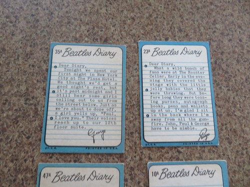 Lot of 4 cards re 1964 TOPPS THE BEATLES # 10A, 23A, 35A and 47A | eBay