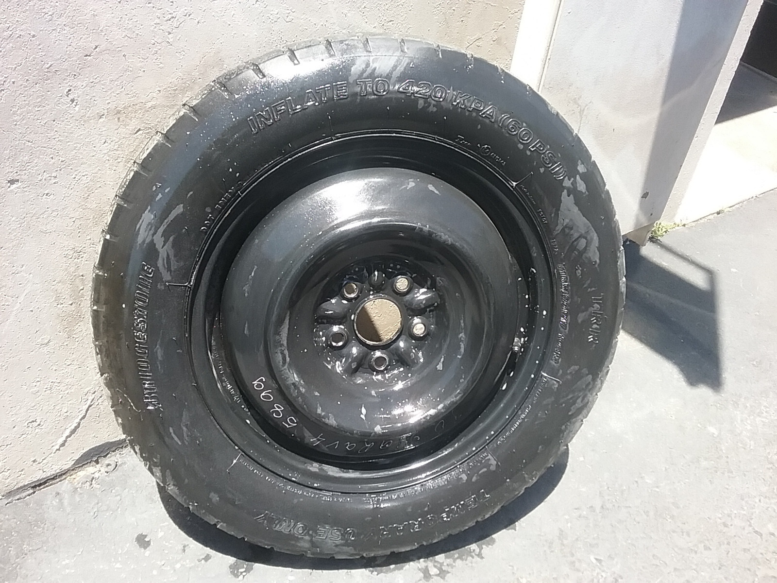 2013-2017 Toyota Rav4 17" Spare Wheel Tire Compact Donut T165/80R17 ...