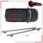 Fits Universal 53" Aluminum Adjustable Top Roof Rack Cross Bar Rail ...