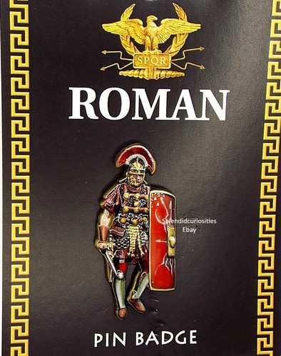 Roman Centurion Soldier 3D Enamel Pin Badge | eBay UK
