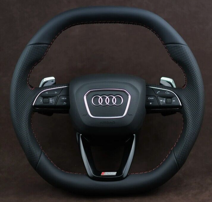 AUDI Q7 Q8 RSQ7 SQ7 SQ8 RSQ8 Custom Steering Wheel Flat Top Bottom | eBay