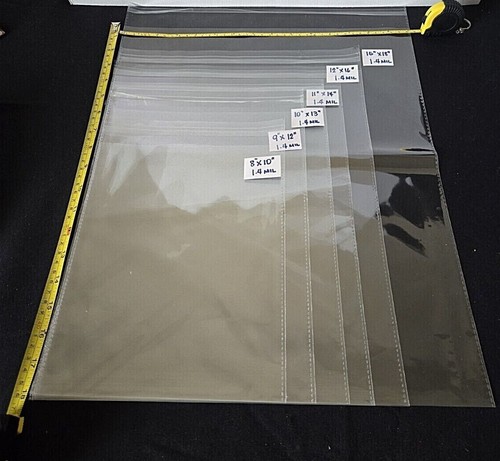 Cellophane Bags, 6 sizes, 500-1000 count Clear Self Cello Sealing Bags ...