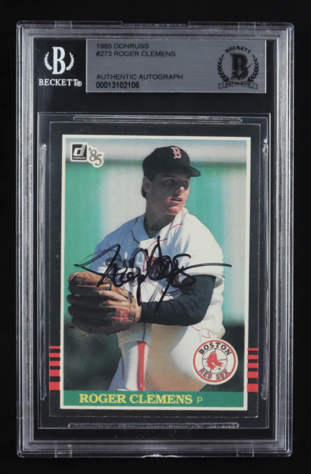 Roger Clemens Signed 1985 Donruss #273 (BGS) - Rookie Card | eBay