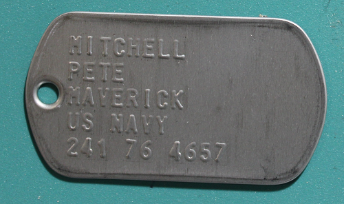 Top Gun Character Dog Tags - Ice Man, Maverick, Goose- SAME DAY ...