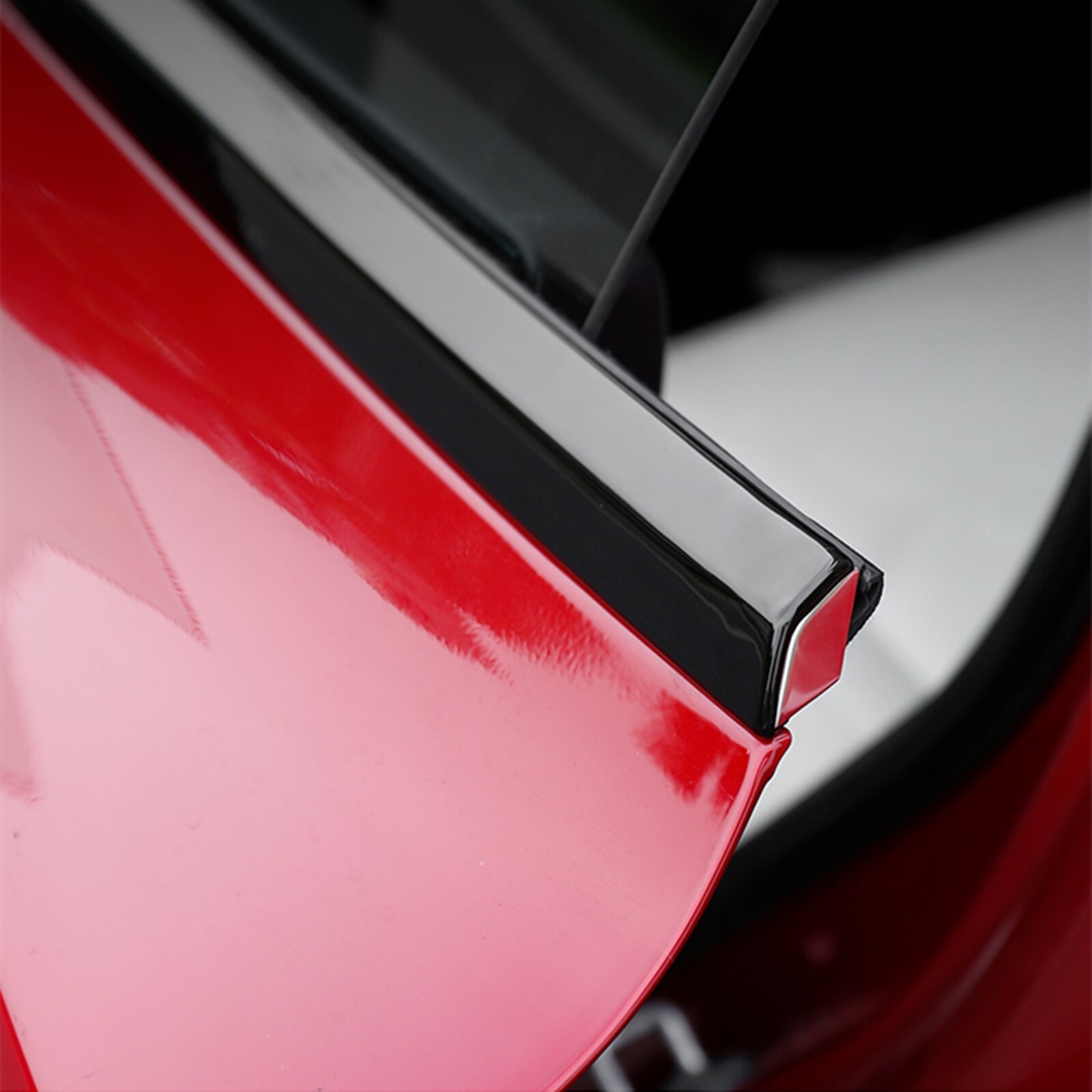 For 2017-2025 Tesla Model 3 Black Car Window Trim Strip Cover Sticker ...