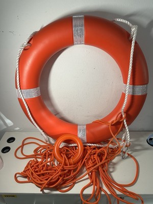 28 Inch/23 Inch Boat Safety Throw Ring with Water Floating Lifesaving ...