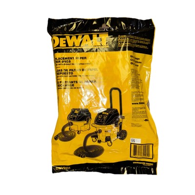 DEWALT DWV9401 Paper Bag for DWV012 Dust Extractor, 5-Pack | eBay