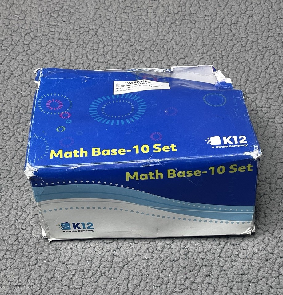 K-12 Math Base 10 Set Complete New In Box Kids Math Blocks | eBay