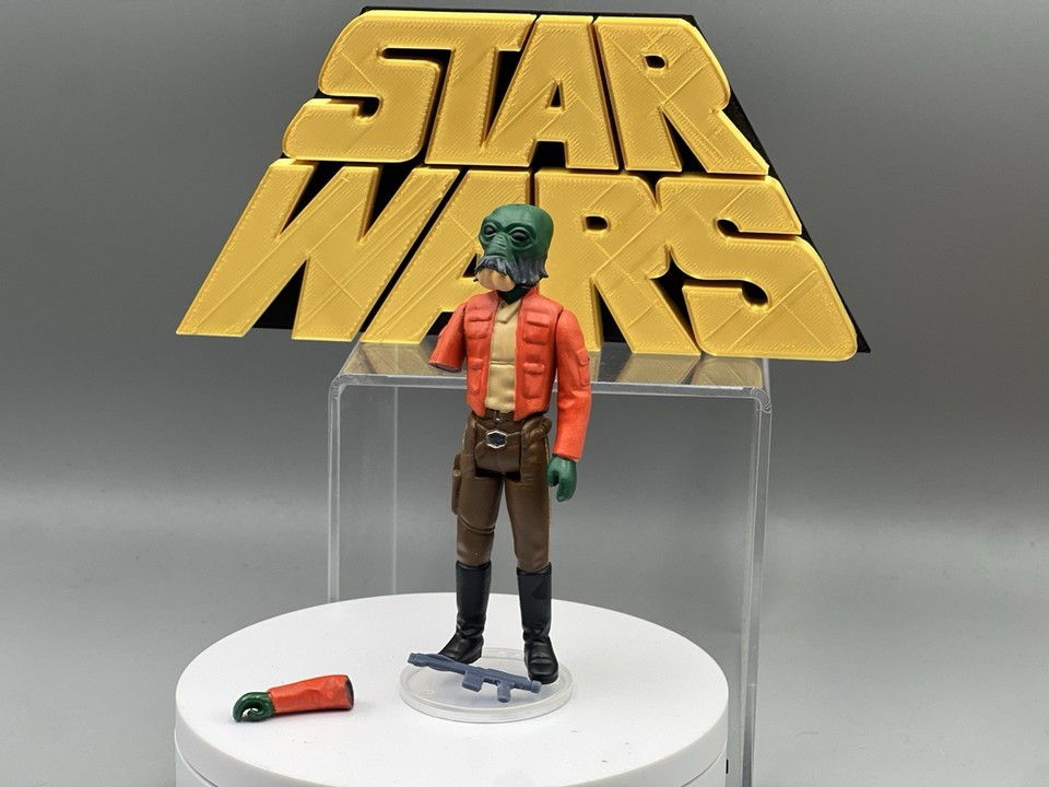 Vintage Custom Star Wars Figure Walrus Man Kenner 3.75” Removable Arm ...