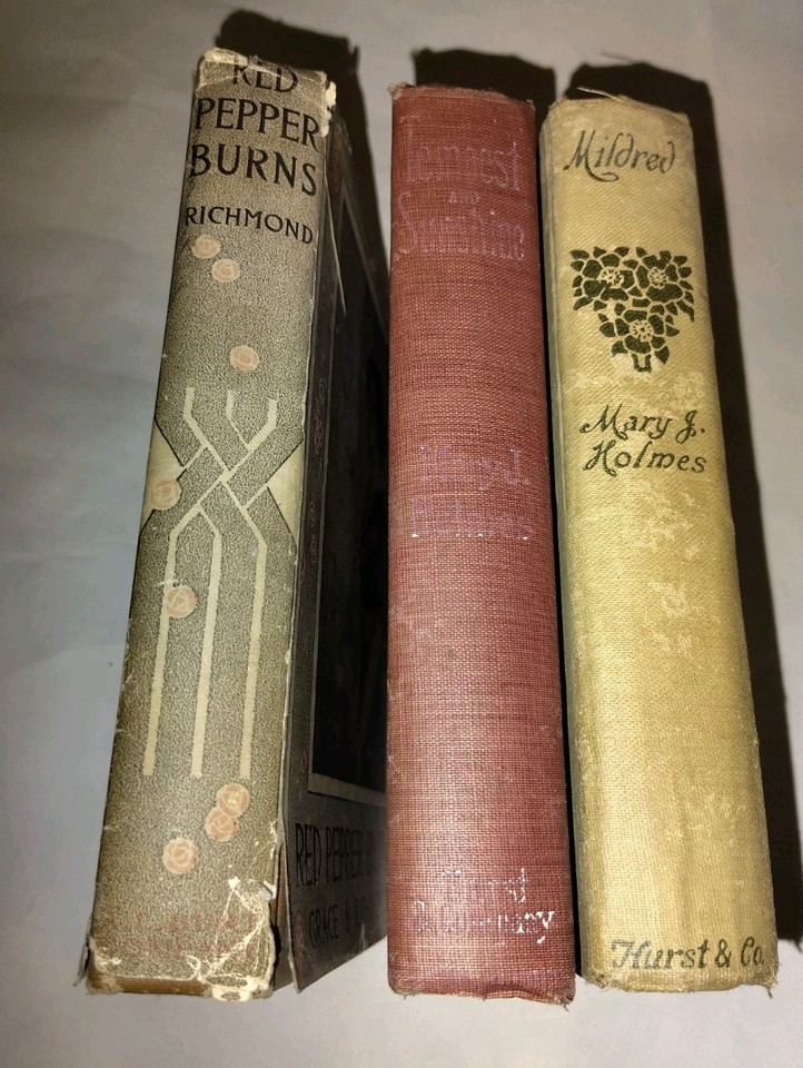 3 Vintage Romance Novels Grace Richmond Mary Holmes Hurst A L Burt HC ...