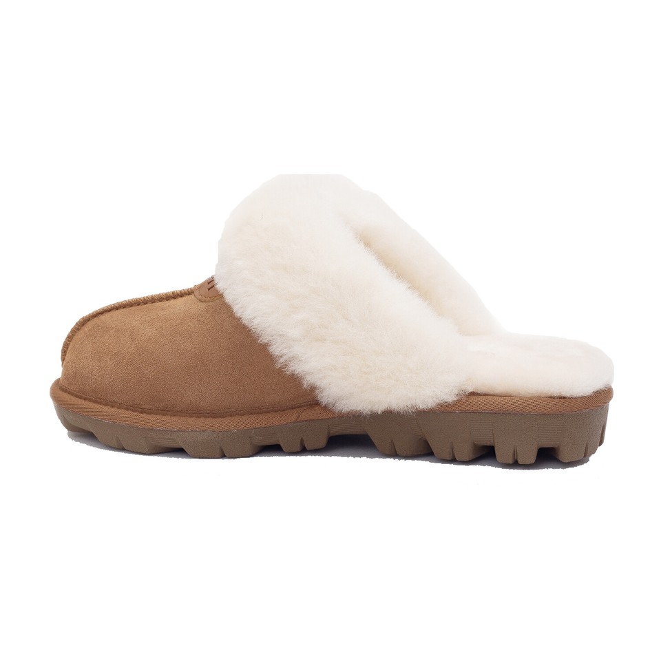UGG Classic Slippers Women Australian Premium Sheepskin Wool Non-slip ...