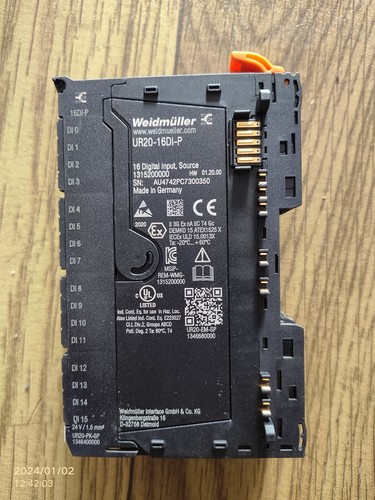 Weidmiller PLC Input Module UR20-16DI-P 1315200000 fast shipping | eBay