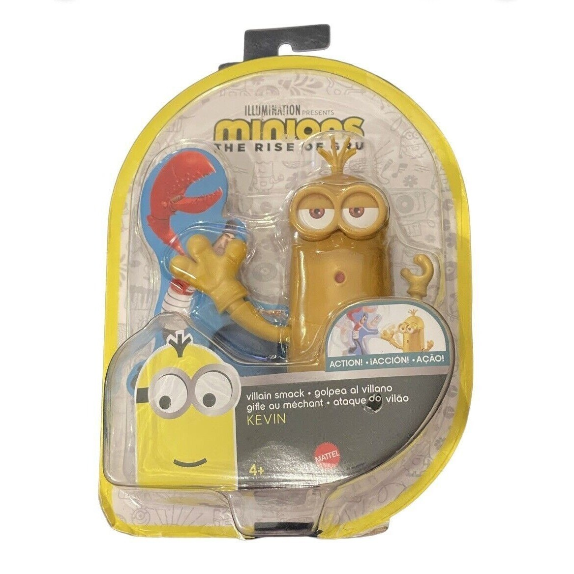 Minions Toy The Rise of Gru Villain Smack Kevin Action Figure Approx 4 ...