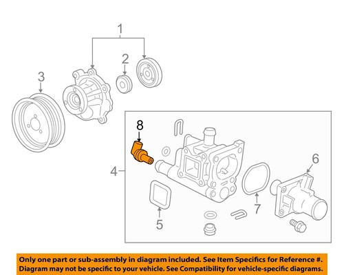 GM OEM Powertrain Control-Coolant Temperature Sensor 55591401 | eBay