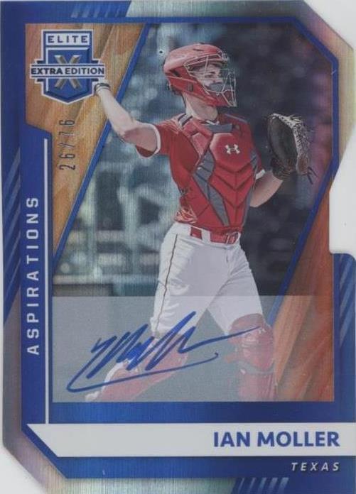 2021 Panini Elite Extra Edition - Ian Moller #77 Aspirations Die-Cut ...