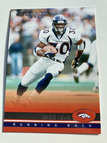 2022 Donruss Terrell Davis 2002 Throwback #15 Denver Broncos | eBay