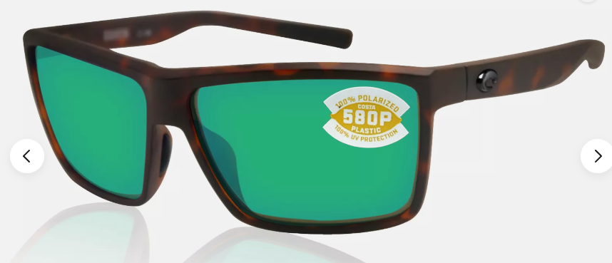 Costa Del Mar Rinconcito Matte Tortoise Green Mirror 580p Polarized ...