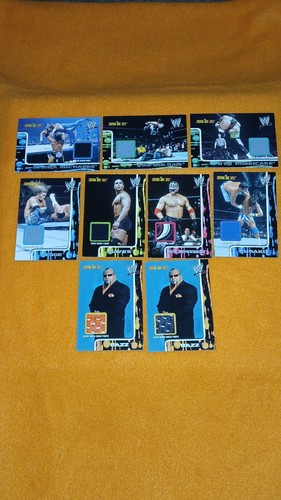 Lot 9 Fleer 2002 WWE Royal Rumble Relic Cards Edge Tazz RVD More See ...