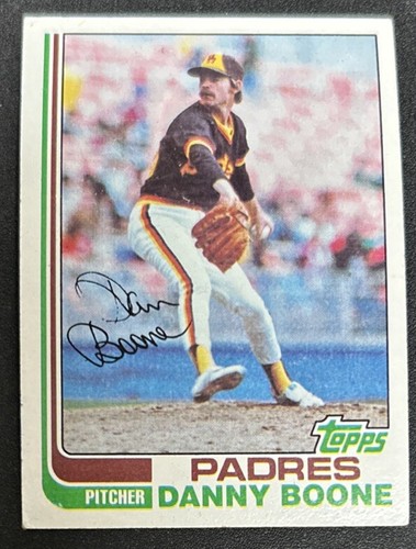 1982 Topps Danny Boone Baseball Rookie Card (RC) #407 Padres Pitcher GD ...