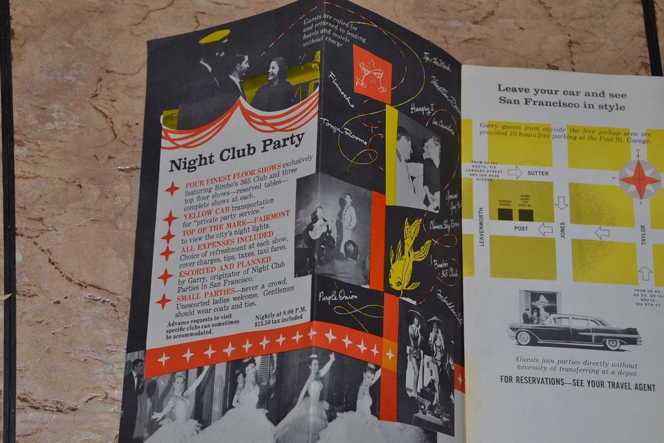 Travel Brochure Garry Sightseeing Service San Francisco CA 1959 | eBay